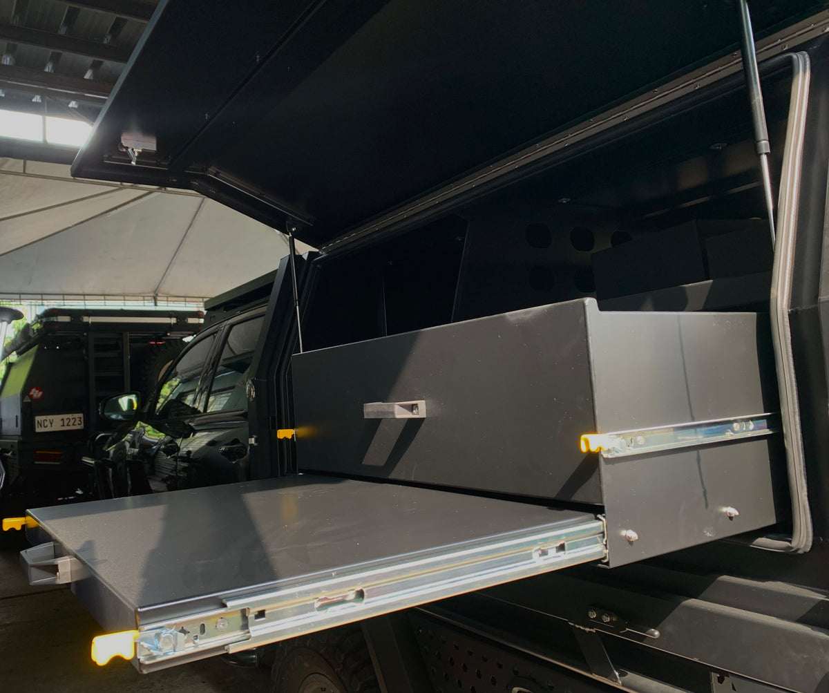 LC79 - CANOPY & TRAY (w/ WATER TANK, FRIDGE COMPARTMENT & DRAWER ...