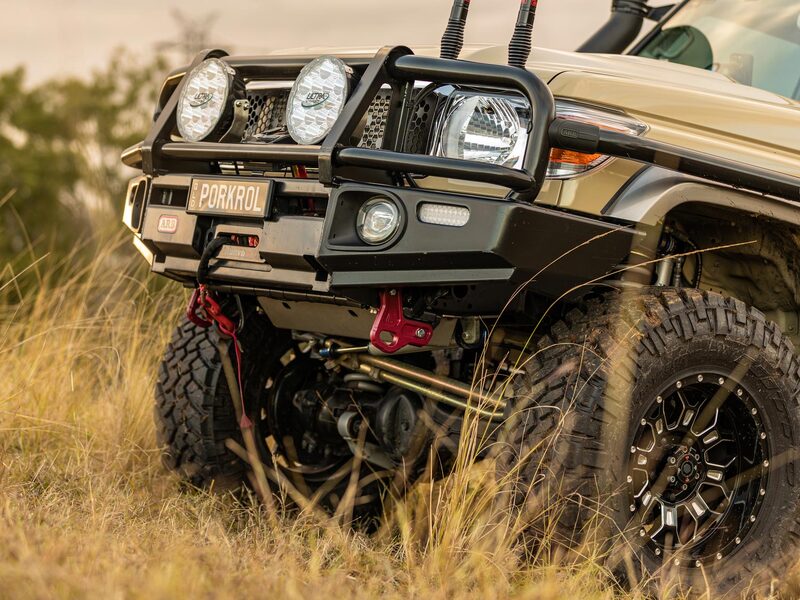 Kaon Recovery Tow Points for Toyota Land Cruiser LC70 [Colour: Tanami ...