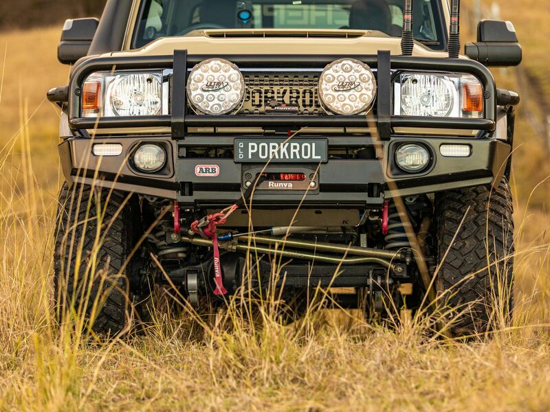 Kaon Recovery Tow Points for Toyota Land Cruiser LC70 [Colour: Tanami ...